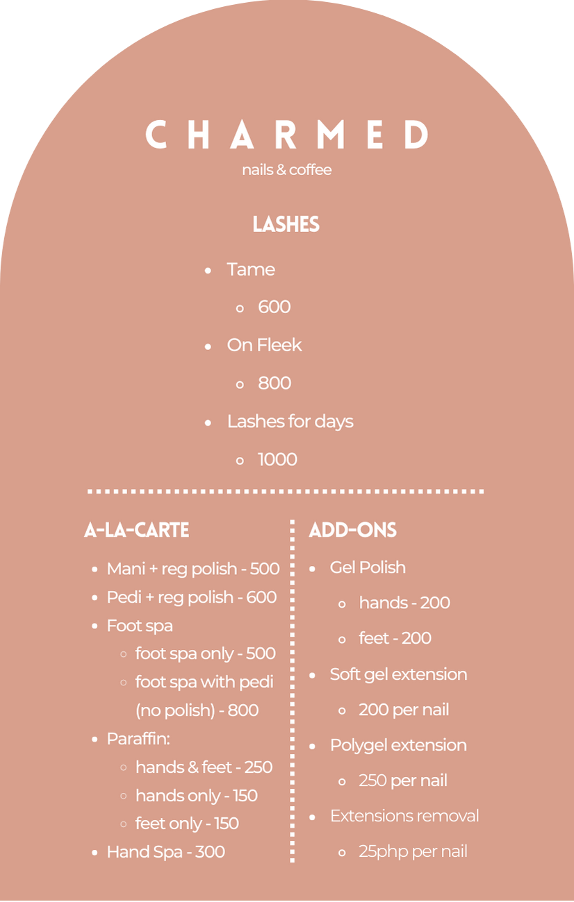 Charmed Nails & Coffee - Charmed Nails & Coffee - Marikina | Nail Spa ...